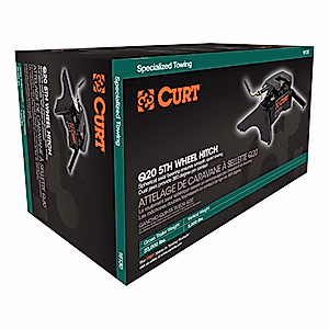 CURT 16130 Q20 5th Wheel Hitch, 20,000 lbs