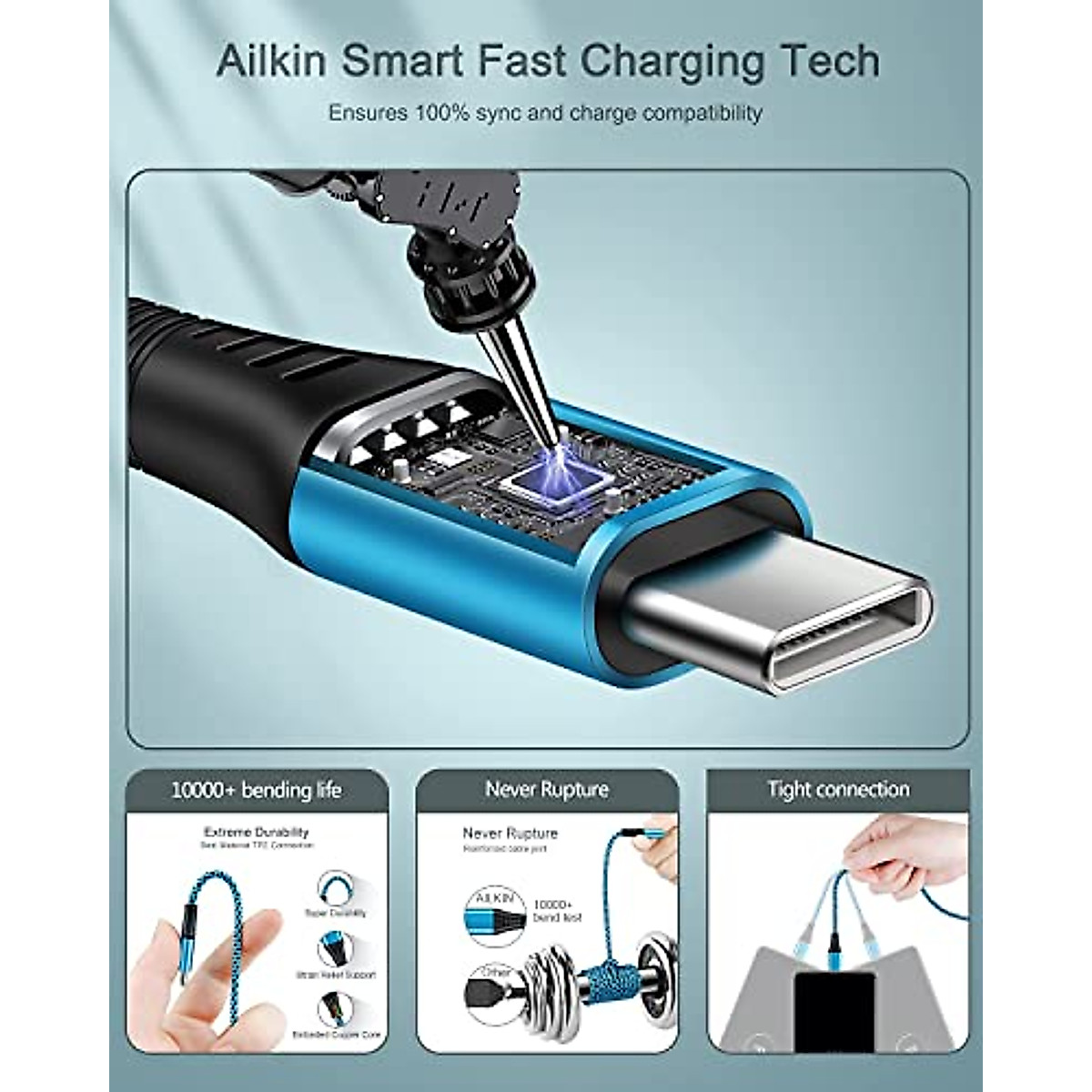 Android Charger, Type C USBC Charging for Samsung Tab A7 Lite S8 Plus, Galaxy S23 S22 Ultra S21+ S21 S20 Fe 5g S10 A32 A12 A42 A02s A03s A53 5g Note 10 Plus, USB Wall Charger Block + 6 Ft USB-C Cable