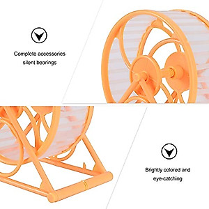 Guinea Pig Toys Hamster Cage Toys 2 Pack Hamster Exercise Wheel- Hamster Jogging Wheel Hamster Running Wheel Hamster Wheel Silent Hamster Jogging Hamster Jogging Wheel Toy Pet Toys