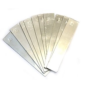 Eisco Labs Aluminium Electrode Strips 100 x 19mm - Pack of 10