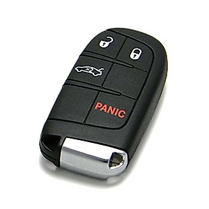 Mopar 4-Button with Trunk Release Smart Proximity Key Keyless Entry Remote Fob Compatible With Chrysler 200 (FCC ID: M3M-40821302 / P/N: 68155686)