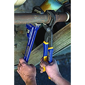 IRWIN VISE-GRIP Pliers, V-Jaw, 10-Inch, Press & Slide Button, Anti-Pinch, Anti-Slip (2078110)