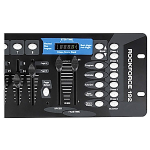 Rockville ROCKFORCE 192-Channel Light/Fog DMX Lighting Controller