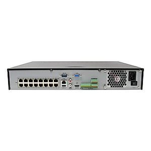 Hikvision USA DS-7716NI-I4/16P Hikvision, Nvr, 16-Channel, H264+/H264/H265, Up to 12Mp, Integrated 16-Port Poe, Hdmi, 4-Sata, No HDD (Renewed)