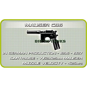 COBI Historical Collection Sturmgeschutz III Ausf. D, Multicolor