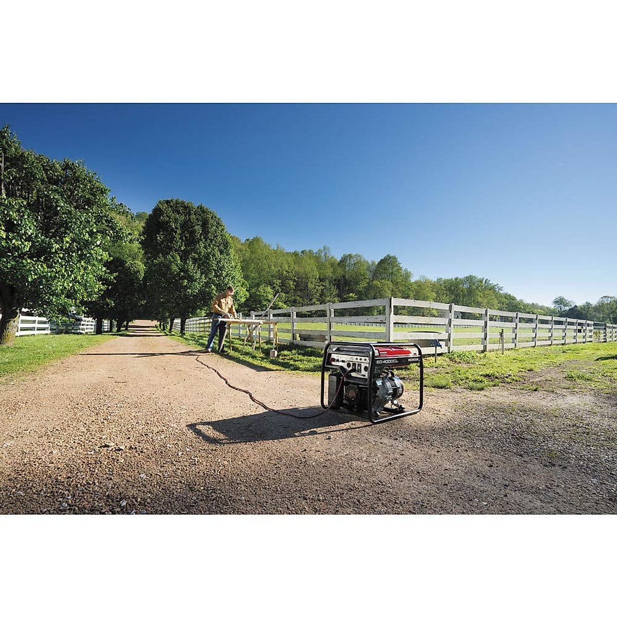 Honda 664342 EG4000 120V/240V 4000-Watt 270cc Portable Generator with Co-Minder