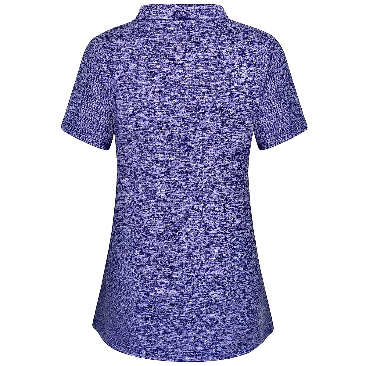 MISS FORTUNE Womens Plus Size Gym Shirts Running Golf Tops Workout Shirts, Quick Dry Sport Tops Short Sleeve Purple 2XL