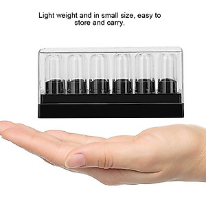 12pcs Mini Lip Gloss Tube Empty Lip Balm Containers, Plastic Lipstick Sample Tube Mini Lip Balm Empty Tube DIY Cosmetic Tool