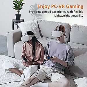 NexiGo Enhanced 16FT Link Cable with Signal Amplifier, USB 3.2 Gen1 Type C to A, Fast Charging & High-Speed Data Transfer (up to 5Gbps), Compatible with Oculus Quest 1 and 2 Headset to Gaming PC