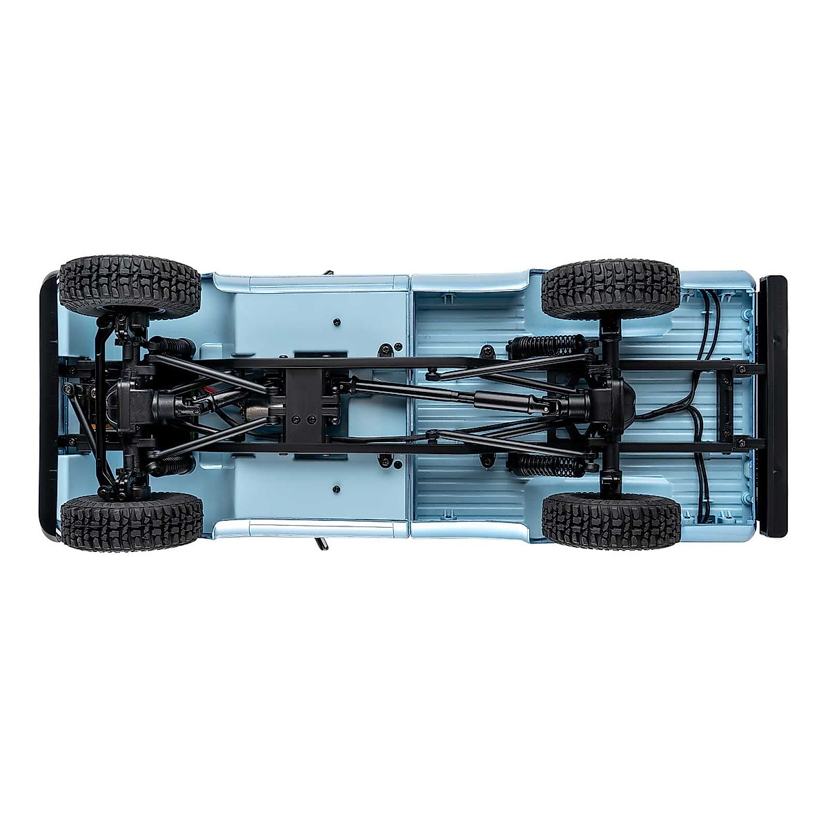 WOWRC EAZYRC 1/18 Glacier RC Crawler 4WD RC Truck RTR with LED Lights 2.4GHz Transmitter, RC Rock Crawler Hobby Grade Remote Control Car for Adults