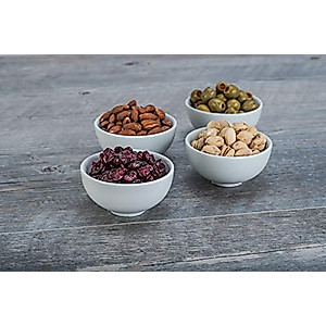 BIA Cordon Bleu Porcelain Dipping/Sauce Bowls, One Size, White (900155S4SIOC)