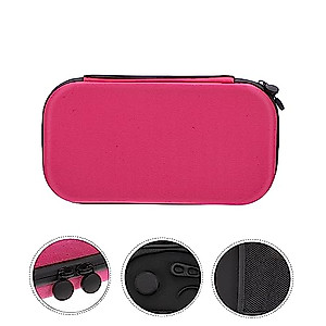 BELLIFFY 1pc Storage Bag Mini Pouch for Nurse Hard Case Accessories Galvanized Round Tray Travel Organizer Bags Carrying Bag Pink Eva