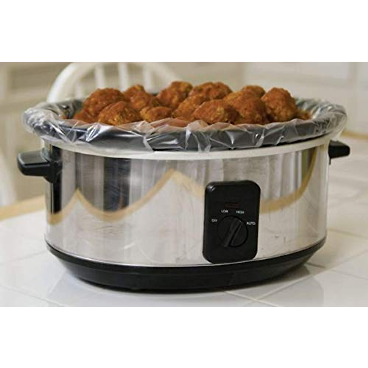 Extra Large Slow Cooker Liners Fits Up To 7-8 Quart Crock Pots 40 Ct