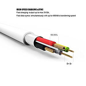 PS4 Micro USB Charger Cable,iEugen 3.3 ft PS4 Controller Charger Dualshock 4 USB Charging Cable for PlayStatio PS4 Pro Slim/XBOX ONE/Micro USB Device (Black)