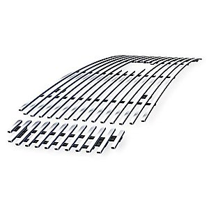 APS Compatible with Ford Excursion 2000-2004 with Logo Show Main Upper Stainless Steel Chrome Billet Grille Grill Insert F65707A