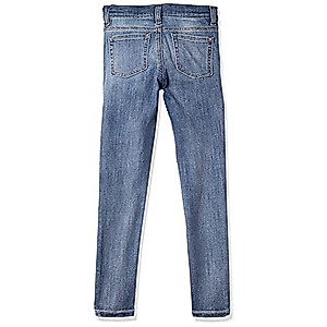 Amazon Essentials Girls' Skinny Fit Stretch Jeans, Washed Blue, 14