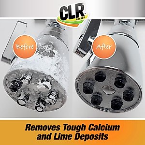 CLR Calcium, Lime & Rust Remover, Blasts Calcium, Dissolves Lime Deposits, Zaps Stubborn Rust Stains and Hard Water Deposits, 80 Ounce Bottle