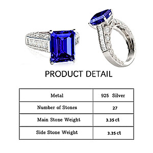 Jeulia Vintage Wedding Ring for Women: Radiant Cut Sterling Silver Halo Diamond Bridal Set Engagement Wedding Band Best Anniversary Promise Christmas Jewelry Gift with Box