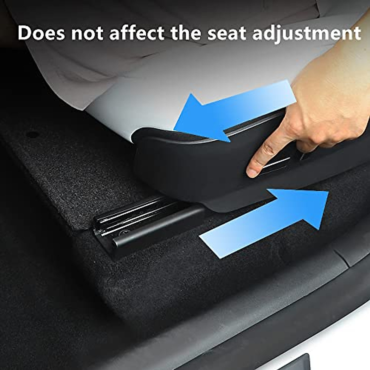 Pedigree Tesla Model Y 2020-2021 Under Seat Storage Box Main and co-Pilot Passenger Seat Storage Box Hidden Tray Box Neat and Tidy Tesla Model Y Accessories