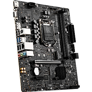 MSI H510M PRO ProSeries Motherboard (mATX, 11th/10th Gen Intel Core, LGA 1200 Socket, DDR4, PCIe 4, M.2 Slot, USB 3.2 Gen 1, 1Gbps LAN, D-SUB/DP/HDMI)