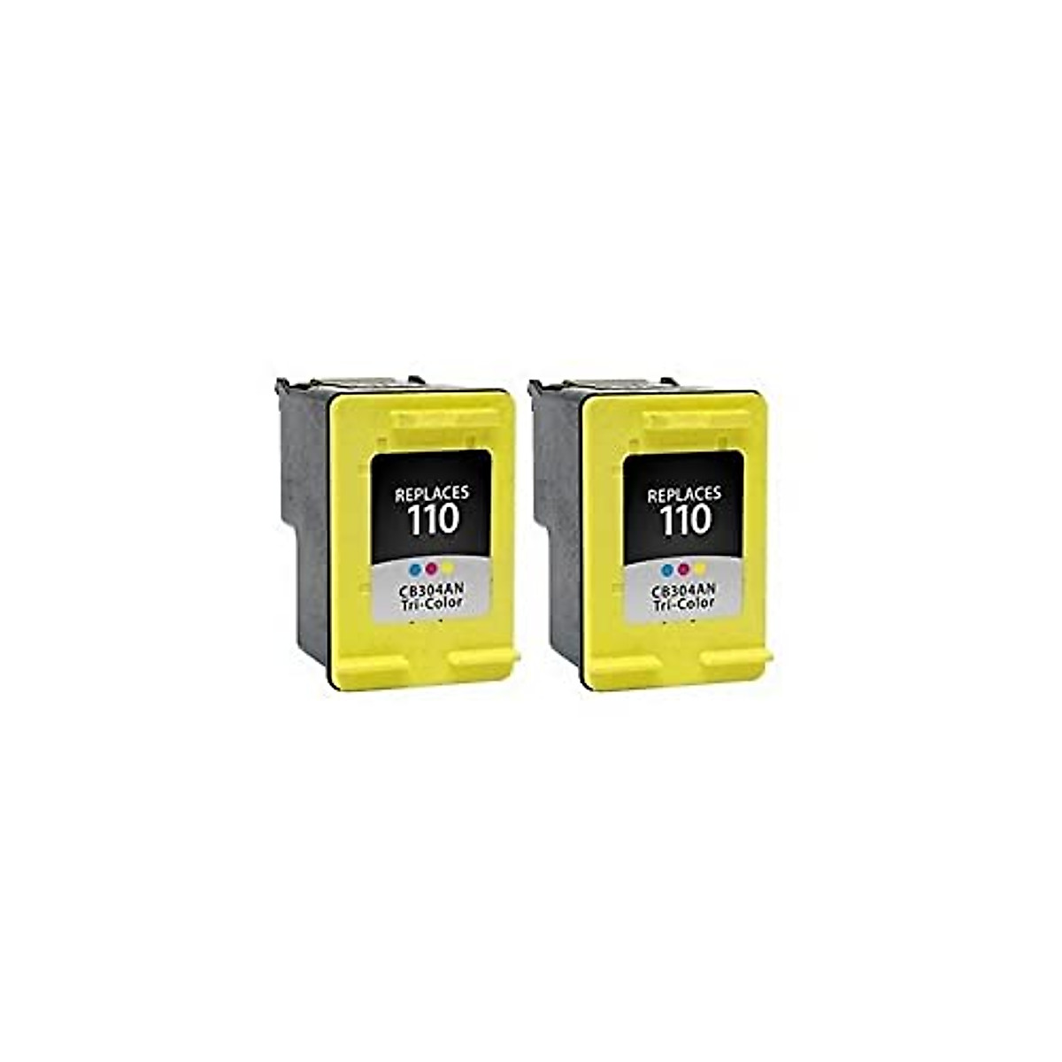 SuppliesMAX Remanufactured Replacement for HP PhotoSmart A310/A320/A430/A440/A445/A510/A610/A640/A710/A826 Tri-Color Inkjet (2/PK-55 Page Yield) (NO. 110) (Q8700BN_2PK)