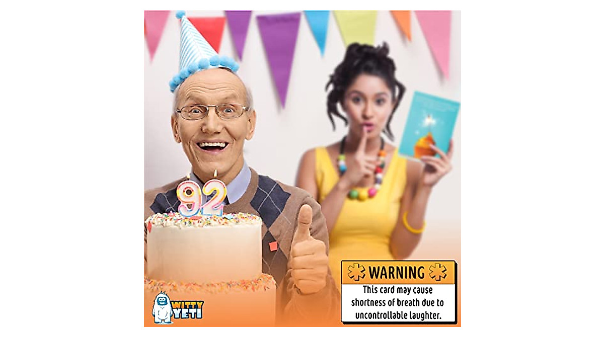 Funny Birthday Card for Adults by Witty Yeti | Hilarious Gift Idea