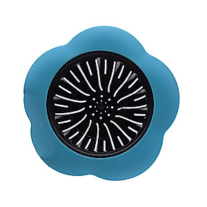 Silicone Kitchen Sink Strainer 2 Pack, Pouring strainers，Drain FilterLarge Wide Rim 4.5" Diameter (4.5" Diameter, 2 Red)