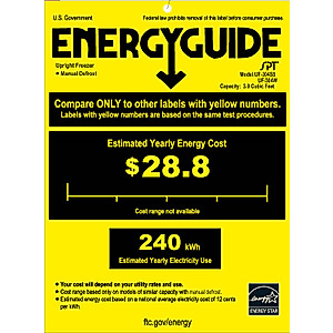 SPT UF-304W: 3.0 cu.ft. Upright Freezer in White - ENERGY STAR