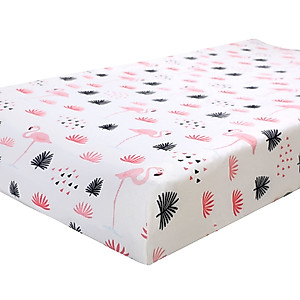 Stretch Bassinet Sheets for Baby Set of 2 - Ultra Soft, Breathable, 100% Organic Cotton, Fitted Bassinet Sheet for Bassinet Pad/Mattress, Unisex Boys Girls (NY05)