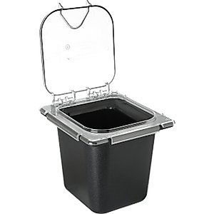 Carlisle FoodService Products CFS CM10318Z07 Coldmaster EZ Access Lid, 1/6 Size, 0.9" Height, 7" Width, 6.5" Length, Polycarbonate (PC), Clear (Pack of 2)