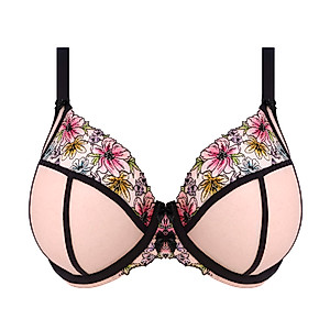 Elomi Carrie Underwire Plunge Bra Ballet Pink 40K (US 40O)