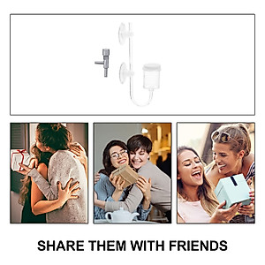 POPETPOP 1 Set Fish Tank Air Bubble Maker Plant Diffuser Co2 Diffuser with Bubble Fish Tank Stone Hydroponic Tank Supplies Bubble Suit Aquarium with Suction Cup Acrylic