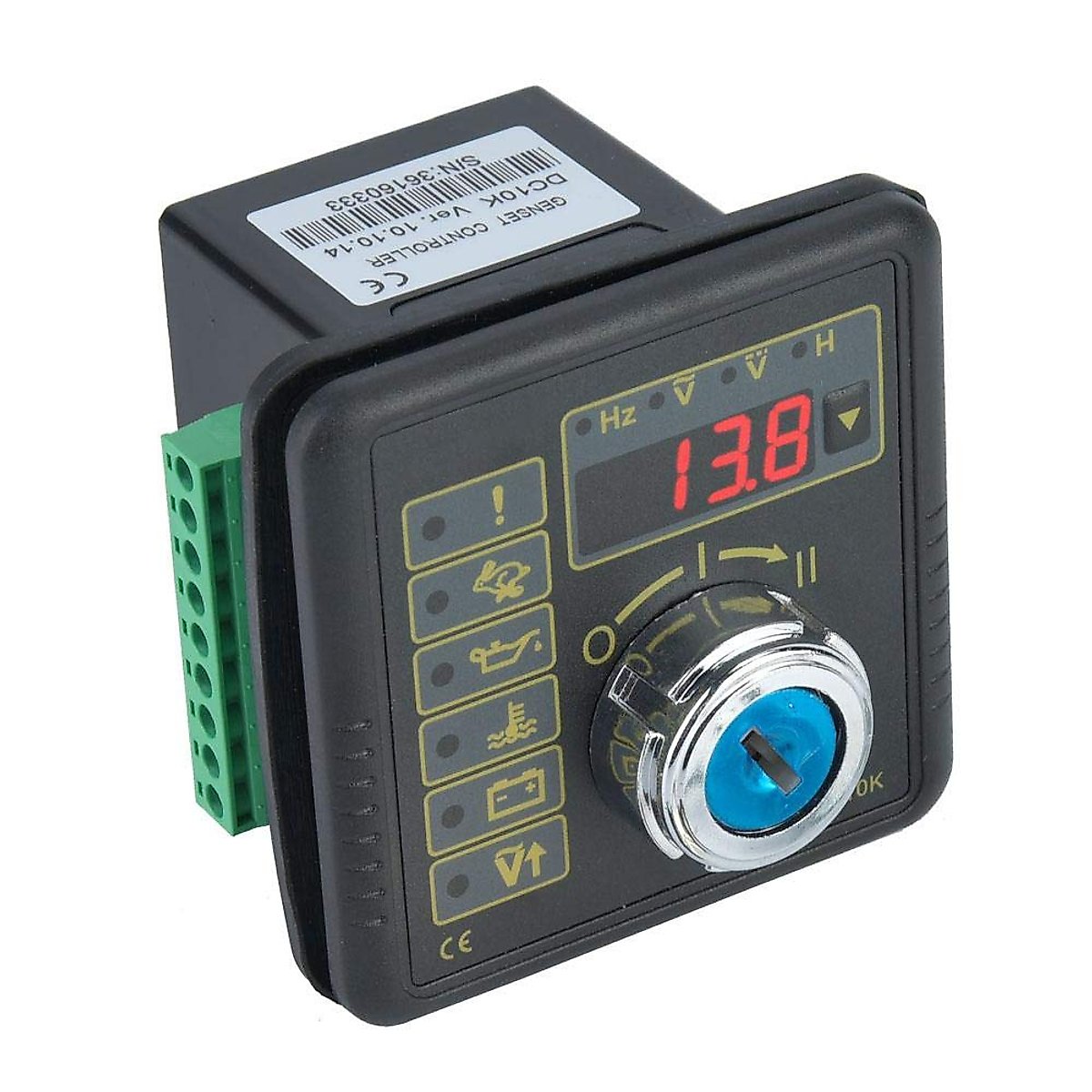 YWBL-WH Generator Controller Module DC10K Engine Manual Start Generator Controller Control Module Control Panel,