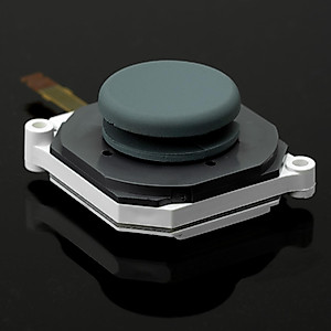 Gorliskl 3D Analog Joystick Button Control Thumb Stick with Thumb stick Circle Pad Cover Cap Replacement for Nintendo 2DS 3DS 3DS XL 3DS LL