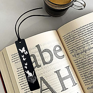 Cat Book Markers for Women Inspirational, Funny Bookmarks for Students Teachers School Home Office Supplies, Book Lover Cat Lover Girl Friends Sister Female Gifts