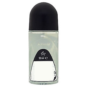 Nivea Men Bundle of 3 Nivea for Men, Black & White, Invisible, Original, 48 Hours Antiperspirant Deodorant Roll on 50ml (Pack of 3)