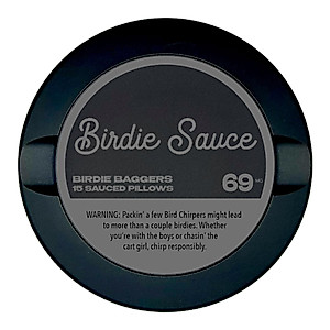 Edition 013: Birdie Sauce | Snus Can | Snus Container | Zyn Metal Can | Metal Zyn Container | Zyn Holder | Metal Snus Container | Smell Proof Container | Aluminum Zyn Container (Black)
