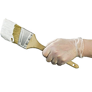 X3 Clear Vinyl Industrial Gloves, Case of 1000, 3 Mil, Size Large, Latex Free, Powder Free, Disposable, Food Safe, GPX346100