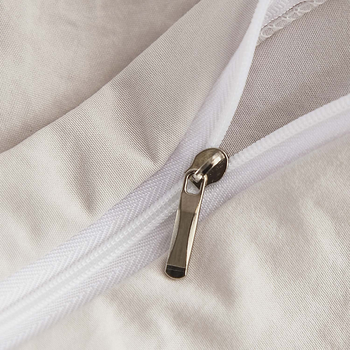 2pcs Twin Duvet Cover Set - Twin XL Comforter Cover with Zipper Closure Convenient for Youth Students in Dormitory Housing & Suite - Durable Bedding Set with Grey Ruffles Chic for Inns Hotels