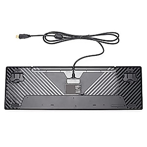 ciciglow Mechanical Gaming Keyboard, 104 Keys RGB Backlit Light Wired Gaming Keyboards with Anti Mistouch Model for Laptop Desktop Computer PC, for Win 2000/xp/7/8/10 Computer Accessories