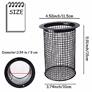 kathson Reptile Lampshade Lizard Heat Lamp Guard Anti-Scald Lamp Mesh Cover Pet Coop Protection Heater Light Bulb Enclosure Cage Protector for Turtles, Lizards, Snakes and Amphibians