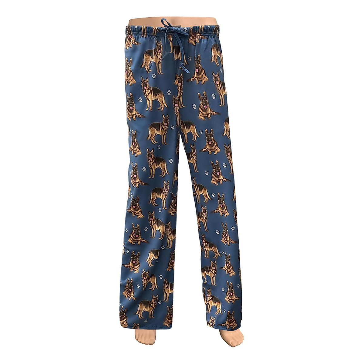 Collections Etc E & S Imports Women's German Shepherd Dog Lounge Pants- Dog Pajama Pants Bottoms - Large