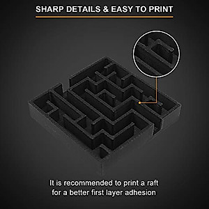 OVERTURE PLA Matte Filament 1.75mm, Matte PLA Roll 1kg Cardboard Spool (2.2lbs), Dimensional Accuracy +/- 0.03 mm (Matte Black)