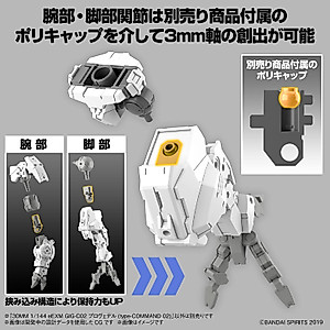 30MM eEXM GIG-C02 PROVEDEL (type-COMMAND 02) 1/144 Scale, Color-coded Plastic Model