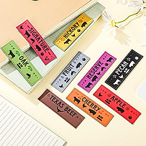 Crtiin 15 Pellet Label Magnets Pellet Smoker Accessories Waterproof Magnetic Pellets BBQ Grill Accessories Pellet Smoker Magnets for Grilling Meat Smoker Outdoor Waterproof Magnetic