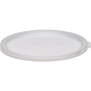 Cambro Medium 2 and 4 qt. Lid for Poly Round Containers, 12PK White RFSC2-148