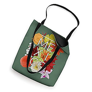 Flowers of Mexico Word Art - Mexican Pride Tote Bag
