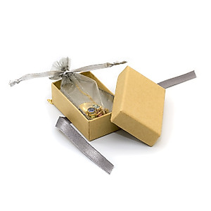 AJ's Collection Personalized To The Moon Sterling Silver Necklace. Customize a Rectangle Charm. Choice of Sterling Silver Chain. Famous Children's Book Quote. Gift For Your Significant Other.