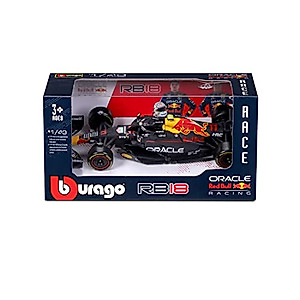 Bburago 2022 F1 Champion Racing RB18 F1 Formula Sergio Perez 1/43 scale NO.1 Diecast Alloy Collectible Toy Car Model (Standard Version RB18#)