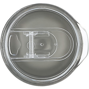 Pavilion Gift Company Retired and Taking Life One Sip at A Time-12 Oz Stainless Steel Stemless Wine Glass Insulated with Vacuum Sealed Lid, 12oz, White